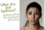 Eyebrows When Sad - Fitness Beauty Art