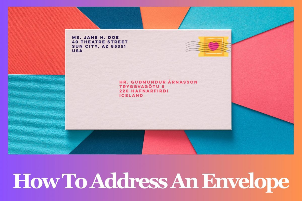 How To Address An Envelope - Fitness Beauty Art